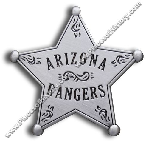 Western Badges :: Lapel Pin Badges :: Arizona Rangers Pin