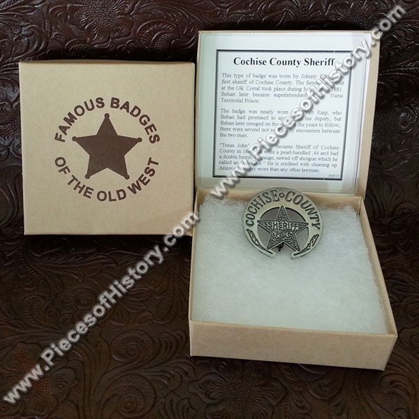 Western Badges :: Sheriff Badges :: Cochise County Sheriff Badge