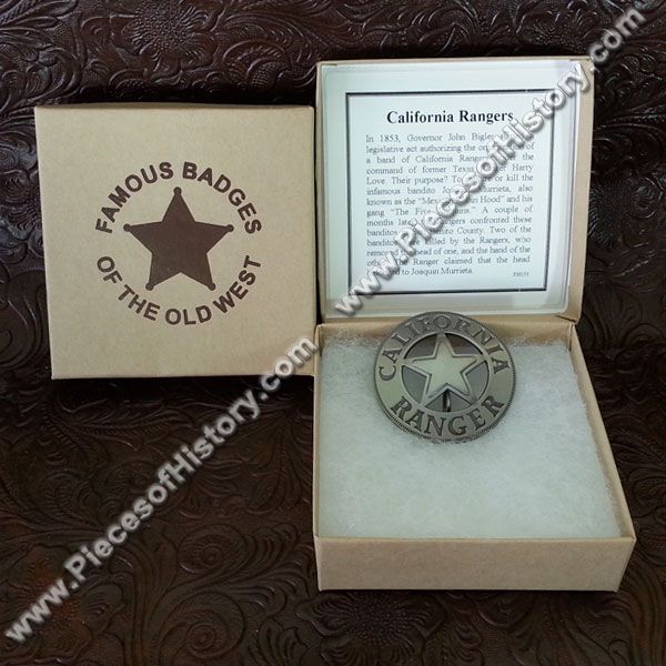 Western Badges :: Ranger Badges :: California Rangers Badge