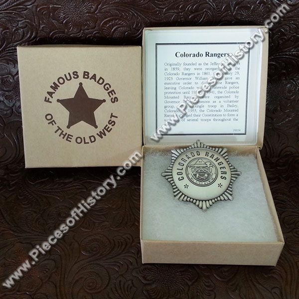 Western Badges :: Ranger Badges :: Colorado Rangers Badge