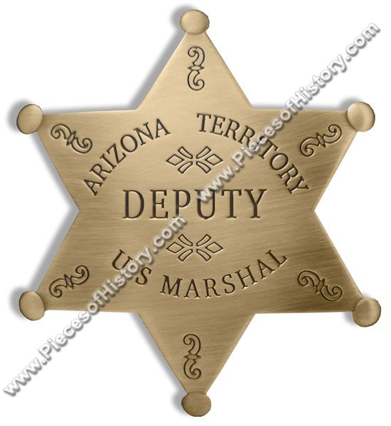 Western Badges :: Marshal Badges :: Arizona Territory Deputy US Marshal ...