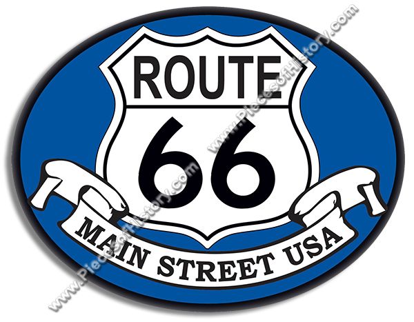 Route 66 :: Route 66 Pins (screen printed) :: Route 66 Main Street USA pin