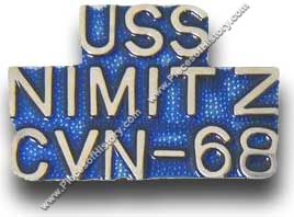Military Hat Pins :: Navy Hat Pins :: Navy Ship Hat Pins :: USS Nimitz ...