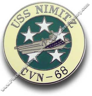 Military Hat Pins :: Navy Hat Pins :: Navy Ship Hat Pins :: USS Nimitz