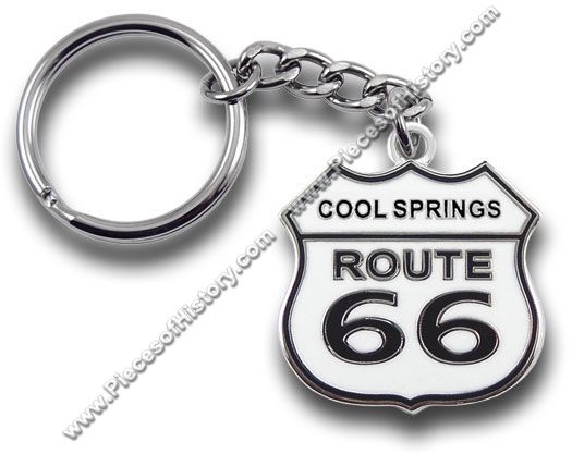 Route 66 :: Route 66 Key Rings :: Route 66 Key Chain - Cool Springs ...
