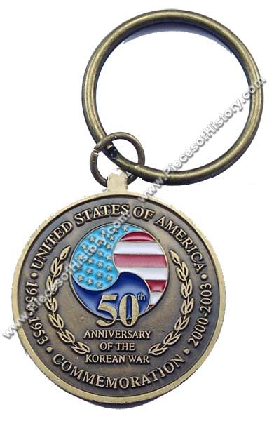 Commemorative Items :: Commemorative Key Rings :: Korean War 50th ...