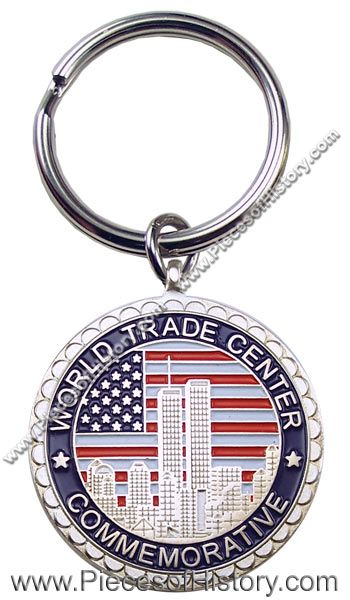 Commemorative Items :: Commemorative Key Rings :: 9/11 World Trade ...