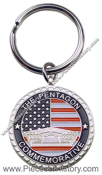Commemorative Items :: Commemorative Key Rings :: 9/11 Pentagon ...