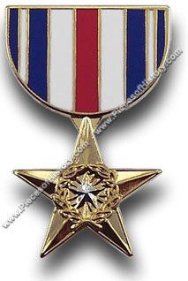 Military Hat Pins :: Military Medal Hat Pins :: Silver Star Medal Hat Pin