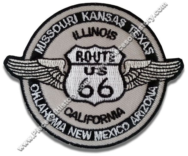 Route 66 :: Route 66 Patches :: Route 66 Wing Disc Patch