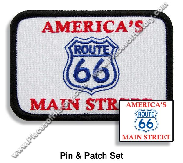 Route 66 :: Route 66 Patches :: Route 66 America's Main Street Pin ...