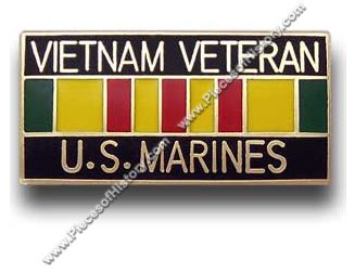 Military Hat Pins :: Marine Corps Hat Pins :: Vietnam Veteran USMC pin