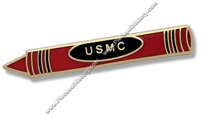 Military Hat Pins :: Marine Corps Hat Pins :: USMC Crayon pin
