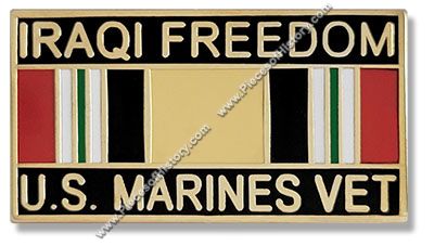 Military Hat Pins :: Marine Corps Hat Pins :: Iraqi Freedom US Marines ...