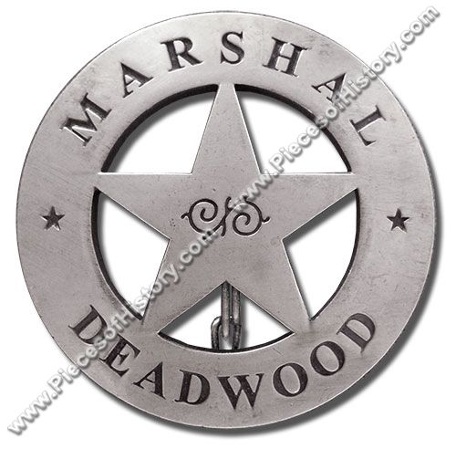 Western Badges :: Marshal Badges :: Marshal Deadwood Badge