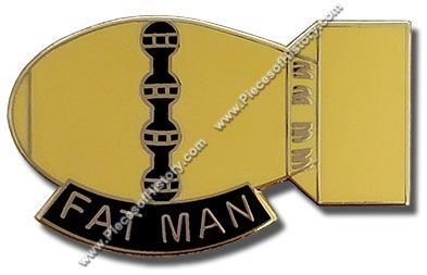 Military Hat Pins :: Miscellaneous Military Hat Pins :: Fat Man Bomb pin*