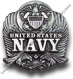 Military Hat Pins :: Vietnam War Hat Pins :: United States Navy Eagle ...