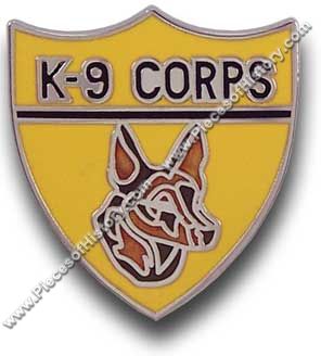 Military Hat Pins :: Miscellaneous Military Hat Pins :: K9 Corps Hat Pin