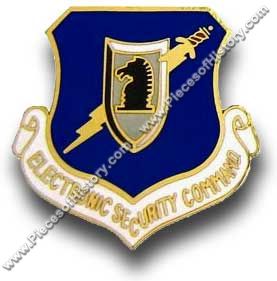 Military Hat Pins :: Air Force Hat Pins :: Electronic Security Command