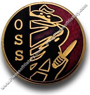 Military Hat Pins :: WWII Hat Pins :: Office Of Strategic Services Hat Pin