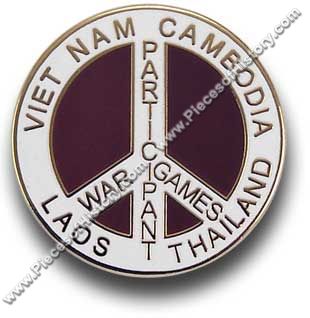 Military Hat Pins :: Vietnam War Hat Pins :: War Games Participant Hat Pin
