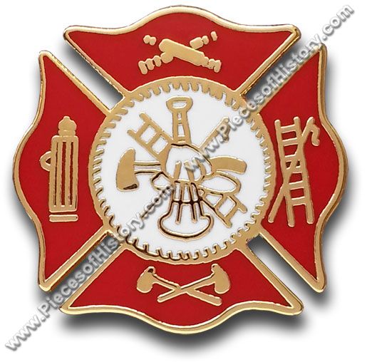 Hat & Lapel Pins :: Service & Organizational :: Fire Department Hat Pin