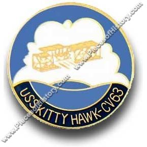 Military Hat Pins :: Navy Hat Pins :: Navy Ship Hat Pins :: USS Kitty Hawk