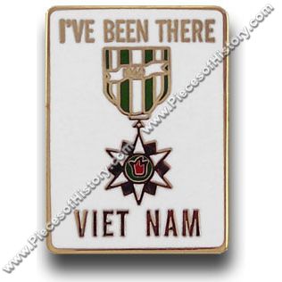 Military Hat Pins :: Vietnam War Hat Pins :: I've Been There (RVN ...