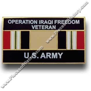 Military Hat Pins :: Iraq & Gulf War Hat Pins :: Iraq War Veteran US ...
