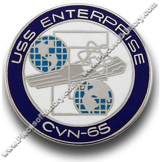 Military Hat Pins :: Navy Hat Pins :: Navy Ship Hat Pins :: USS Enterprise
