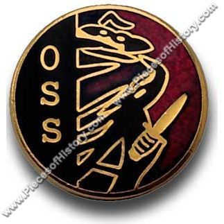 Military Hat Pins :: WWII Hat Pins :: Office Of Strategic Services Hat Pin