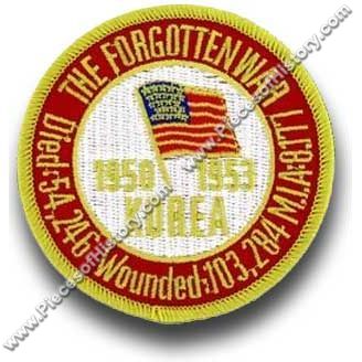 Military Patches :: Miscellaneous Patches :: Korea The Forgotten War Patch