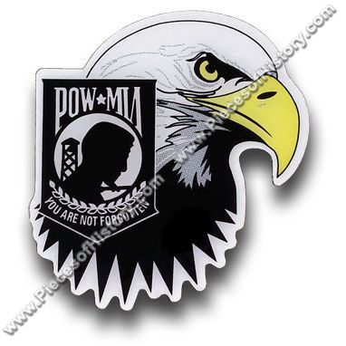 POW / MIA :: POW Eagle Hat Pin