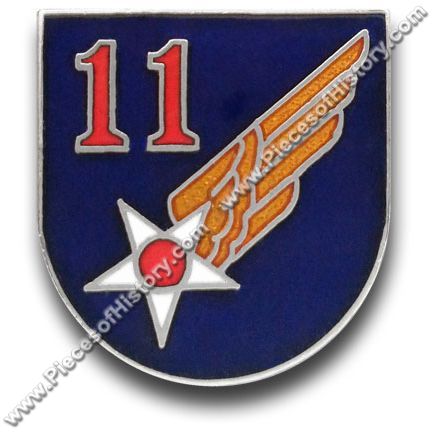 Military Hat Pins :: WWII Hat Pins :: 11th Army Air Force Hat Pin