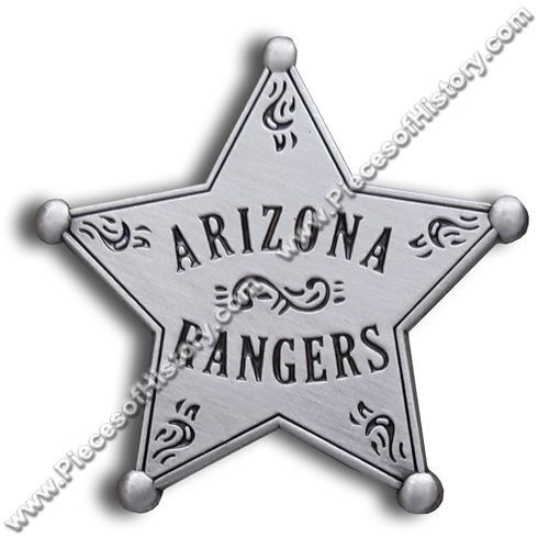 Western Badges :: Lapel Pin Badges :: Arizona Rangers Pin