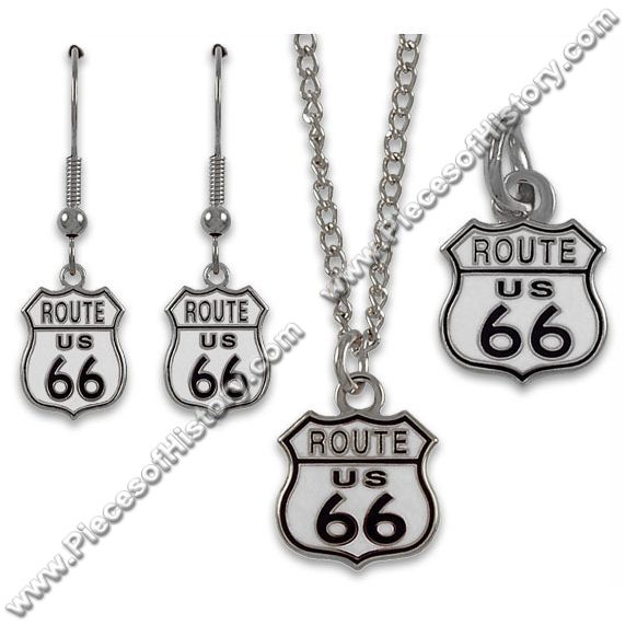Route 66 :: Route 66 Jewelry :: Route 66 Jewelry Set- Classic Shield