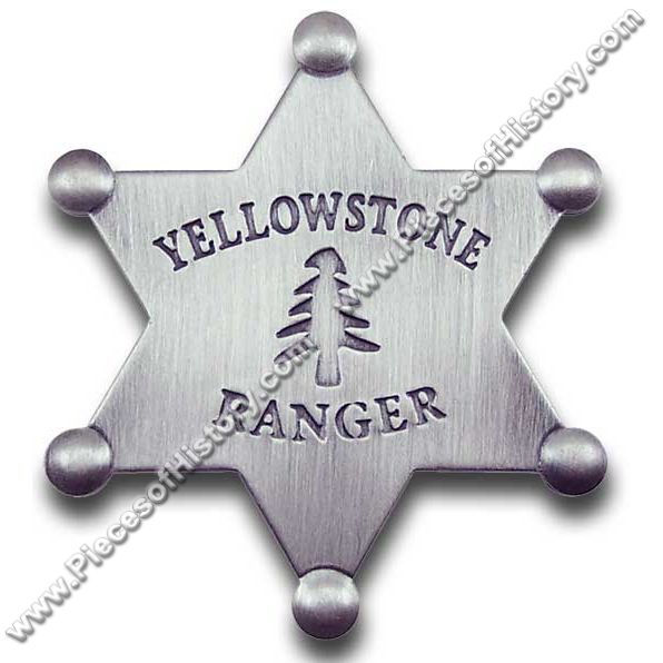 Western Badges :: Mini Badges :: Yellowstone Ranger Mini Badge