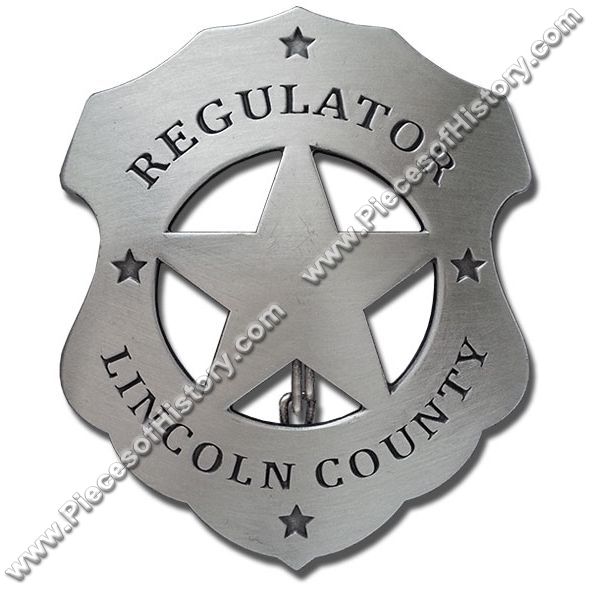 Western Badges :: Miscellaneous Badges :: Regulator Lincoln County Badge