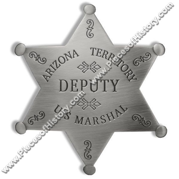 Western Badges :: Marshal Badges :: Arizona Territory Deputy US Marshal ...