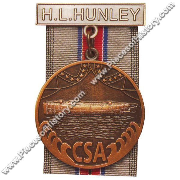 Commemorative Medals :: Civil War :: H.L. Hunley Commemorative Medal