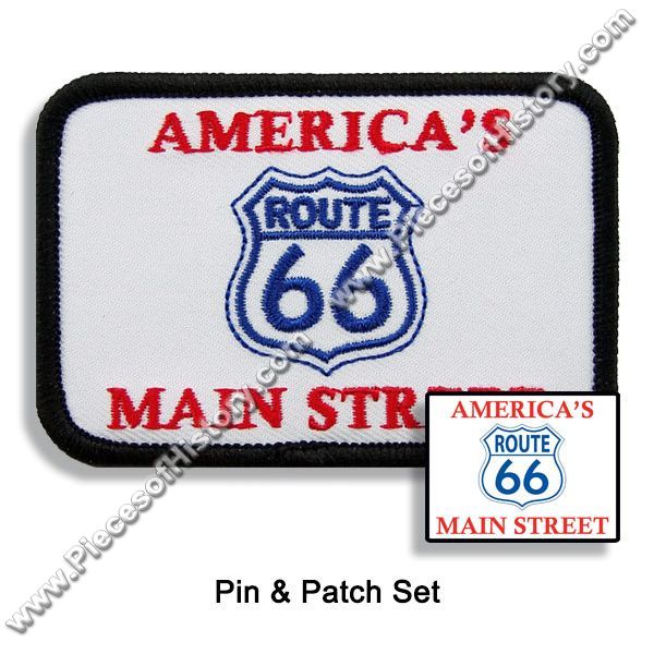 Route 66 :: Route 66 Patches :: Route 66 America's Main Street Pin ...