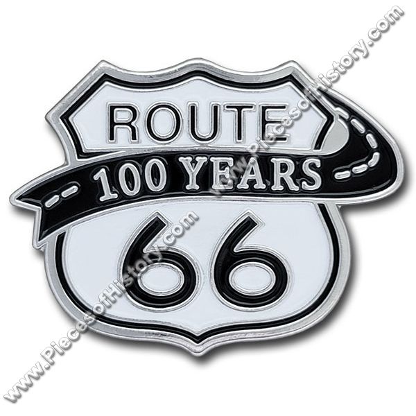 Route 66 :: Route 66 Pins (enameled) :: Route 66 100 Years Centennial Pin