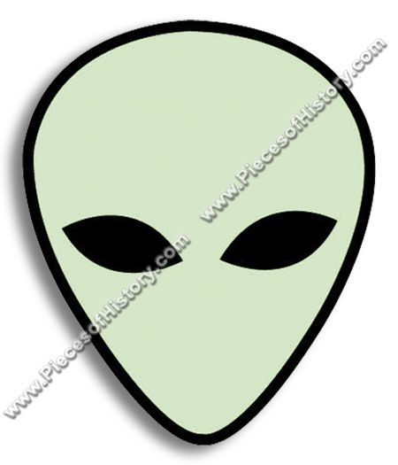 Aliens :: Alien Head Magnet (glow in the dark)