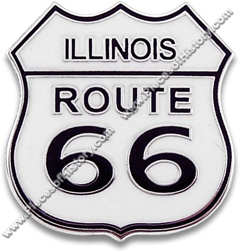 Route 66 :: Route 66 Pins (enameled) :: Route 66 State Pin - Illinois