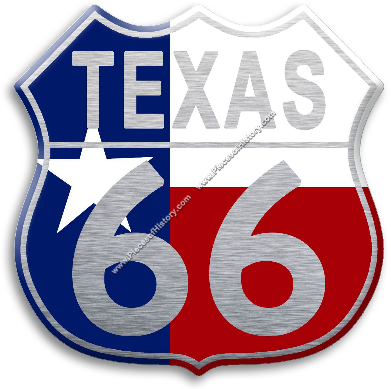 Route 66 :: Route 66 Pins (screen printed) :: Route 66 Texas Flag ...