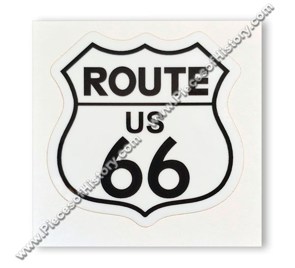 Route 66 :: Route 66 Stickers :: Route 66 Shield Sticker