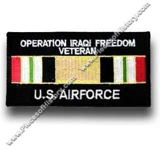 Military Patches :: Air Force Patches :: Iraq Veteran US Air Force Patch