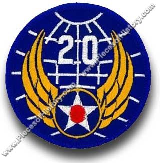 Military Patches :: Air Force Patches :: 20th Army Air Force Patch