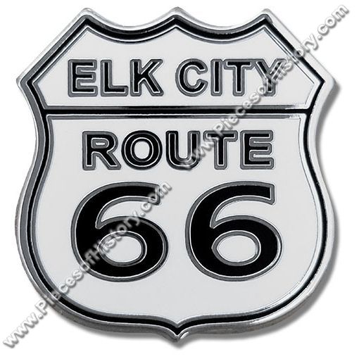 Route 66 :: Route 66 Pins (enameled) :: Route 66 City Pin - Elk City