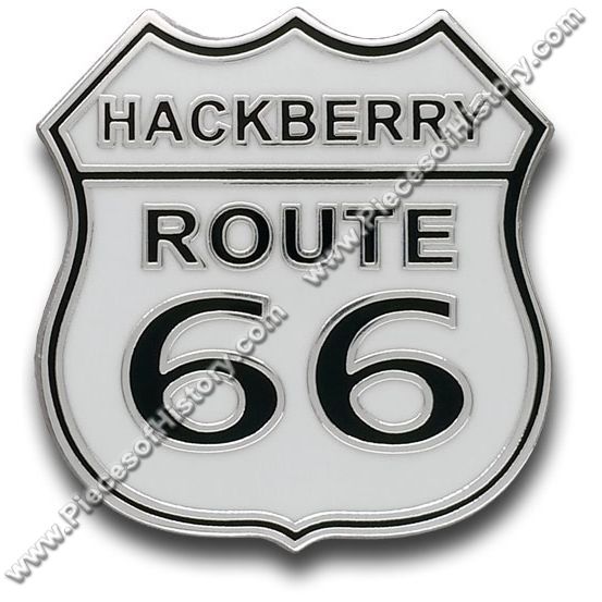 Route 66 :: Route 66 Pins (enameled) :: Route 66 City Pin - Hackberry